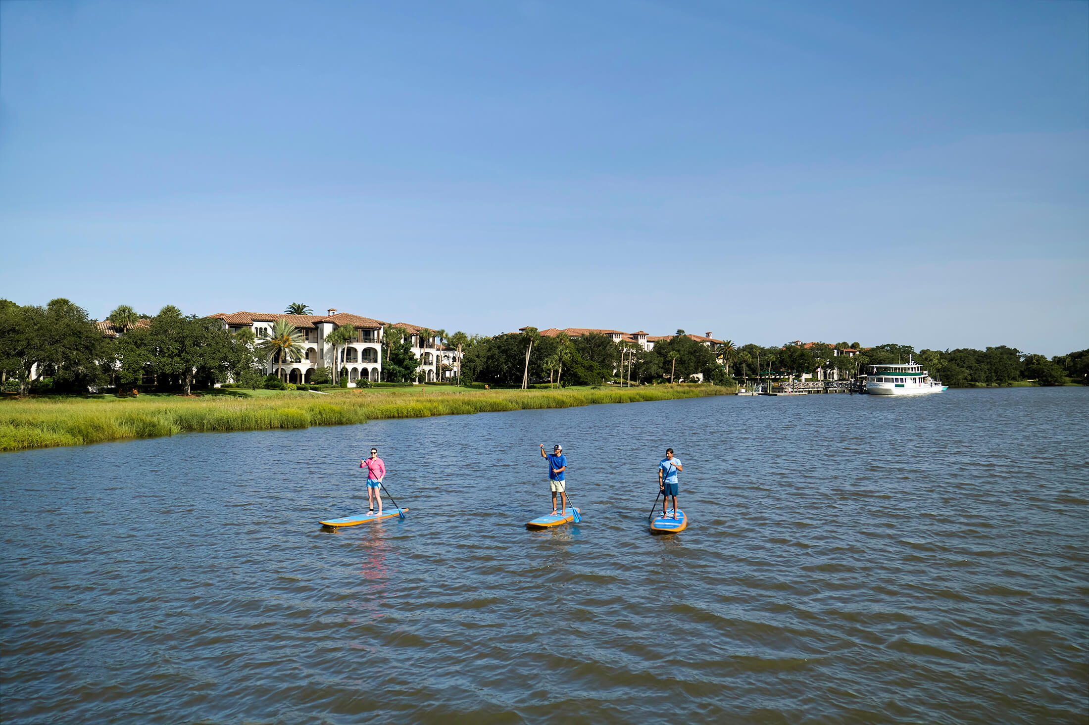 Paddleboarding Rentals at Rainbow Island | Sea Island Resort